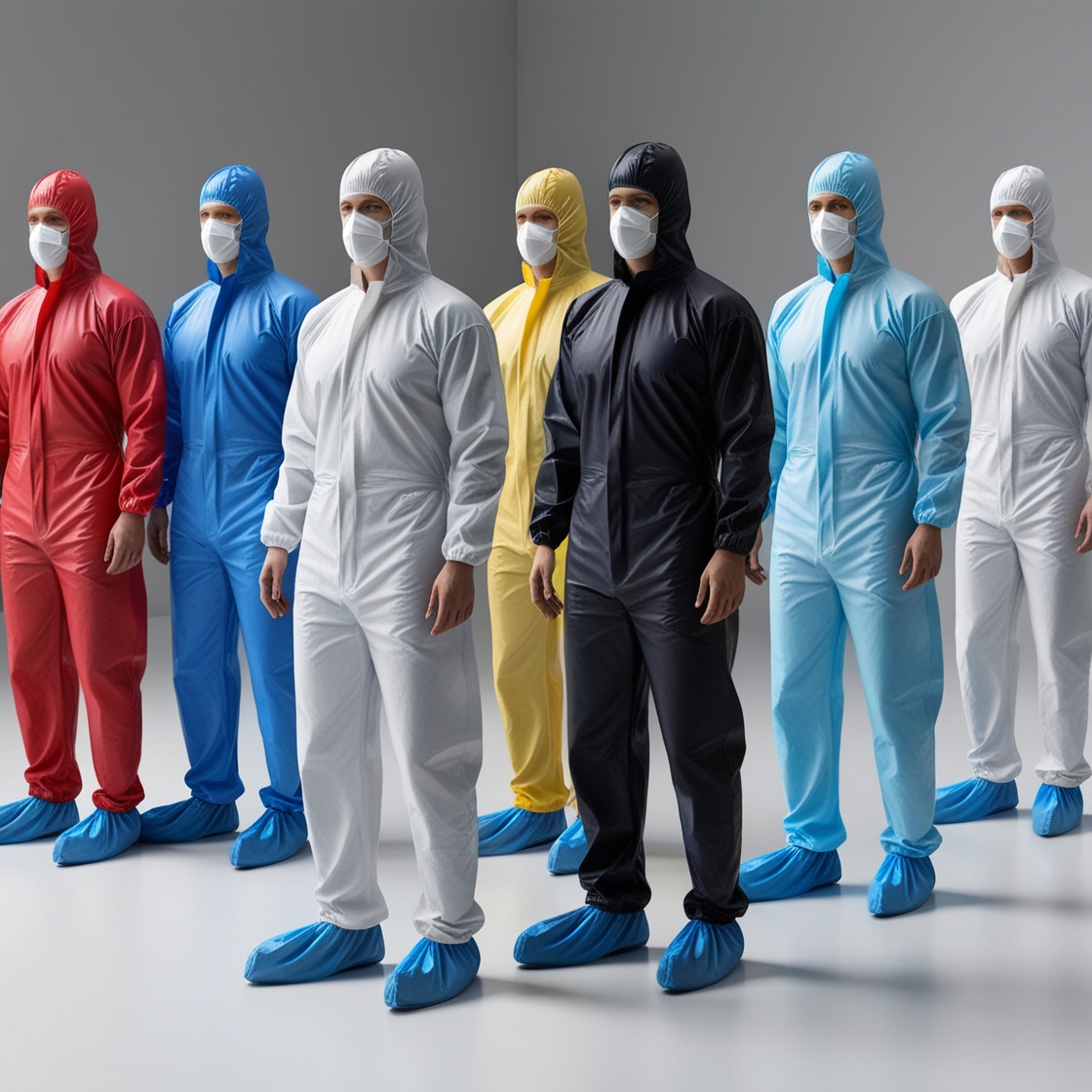 White Disposable Mop Caps - Bandage